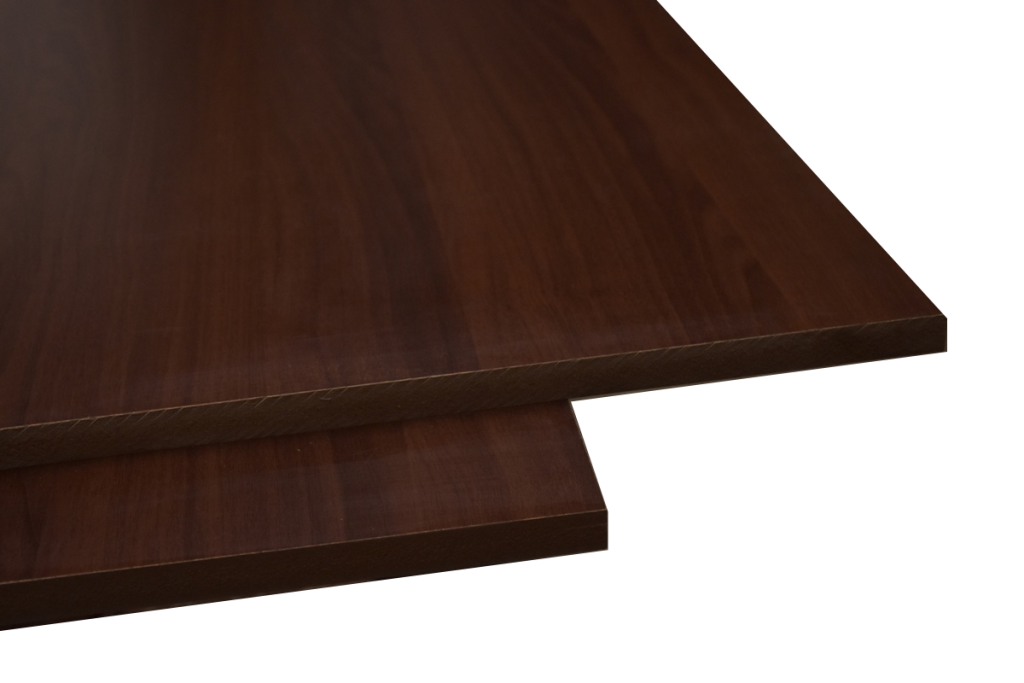 Dark Walnut MDF 1200 X 2400 mm | Online timber store | Meru timber Logo